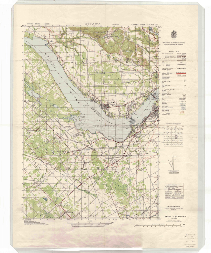 Federal and Provincial Topographic Series Maps (1922-1983)